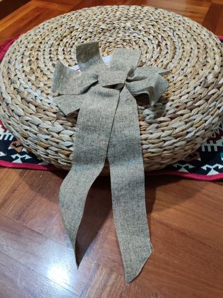 Fiocco in juta beige