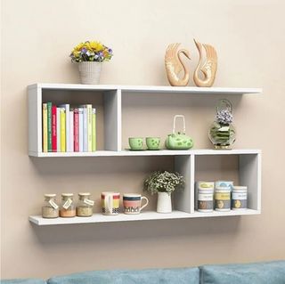 💬📥mensole parete attrezzata in legno paghi alla