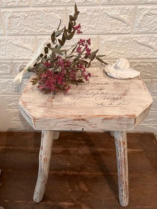 sgabello Shabby Chic