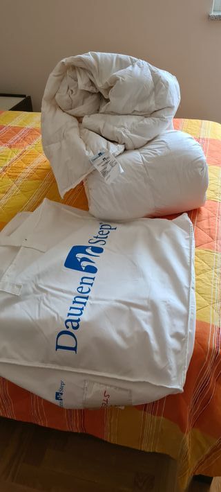 Piumino d'oca bianco matrimoniale