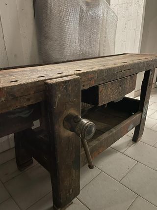 Banco da lavoro per falegname lun cm 210 la 59 h 9