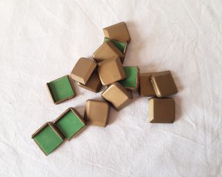 SET 16 salva spigoli angoli plastica tinta bronzo