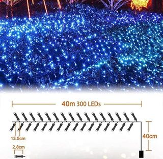 Luci Natale Batteria di Esterno, Ulinek 40M 300LED