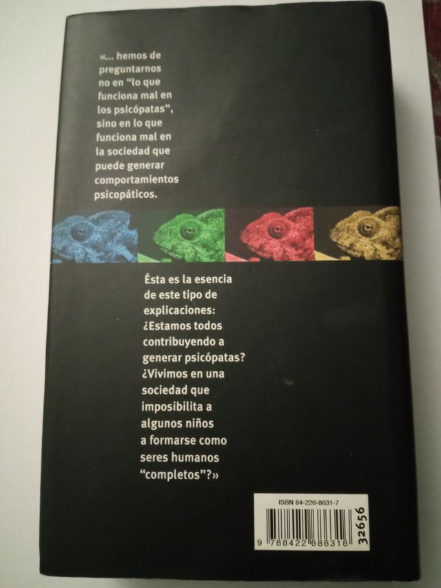 EL PSICOPATA, UN CAMALEÓN EN LA SOCIEDAD de segunda mano por 5 EUR en ... EL PSICOPATA, UN CAMALEÓN EN LA SOCIEDAD de segunda mano por 5 EUR en ...