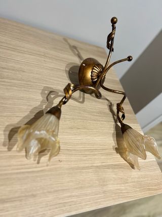 Applique in ferro battuto e coppe lavorate