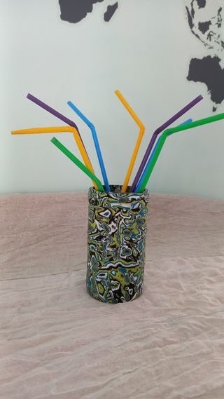 Barattolo vetro rivesti in Fimo