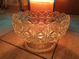 Centro tavola cristallo