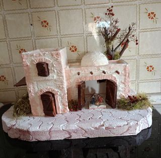 Presepe in polistirolo handmade