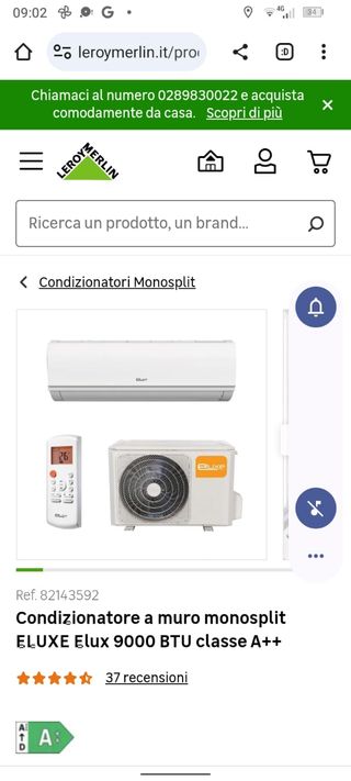 Condizionatori nuovi 9000