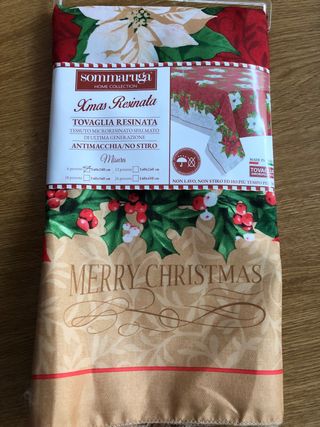 tovaglia natalizia antimacchia 140x180