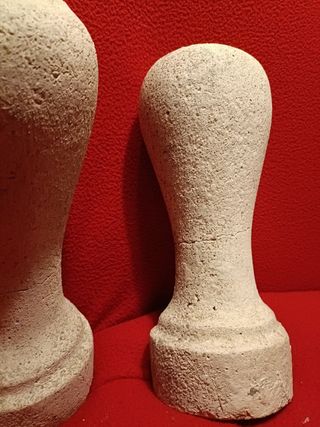 Colonne in cemento bianco