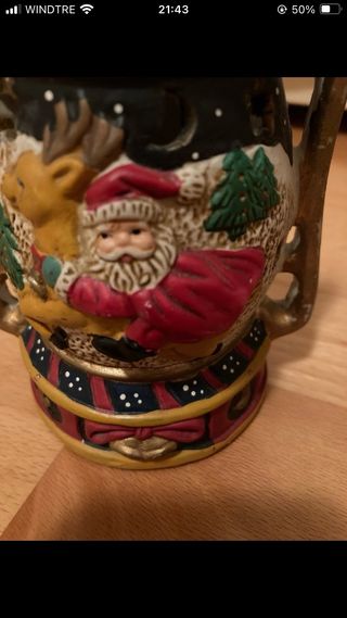 lanterna natalizia portacandela