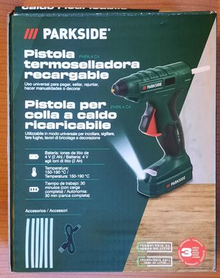 Parkside - Pistola per colla a caldo ric