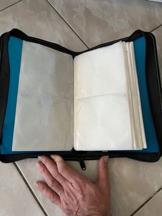 porta cd a libro