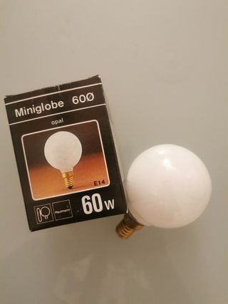 Lampadina lampada Mini Globo E14 60w Opale Latte 6