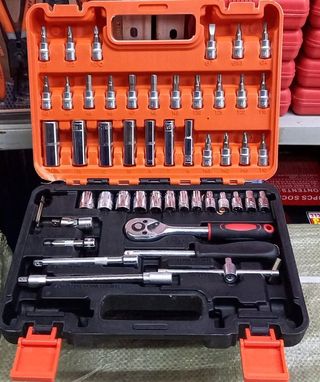 53 pezzi di cacciavite a bussola con chiave a cric