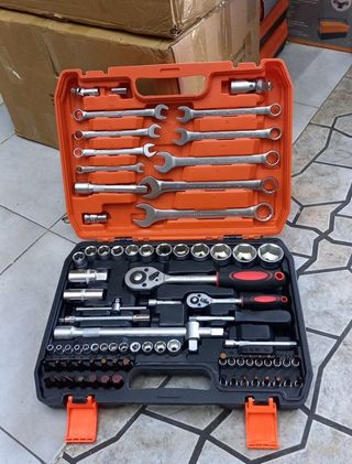 Professionale 82Pcs 1/2 ",1/4", chiavi a cricchett