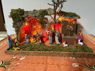 PRESEPE ARTIGINALE IN SUGHERO