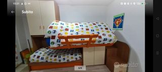 Cameretta per bambini a castello