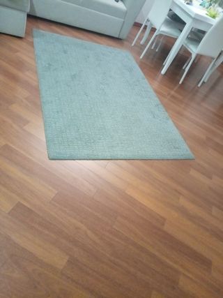 Tappeto ikea celeste e bianco 195x134