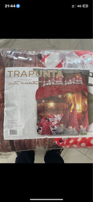 1 trapunta, 1 tovaglia e 1 asciugamano