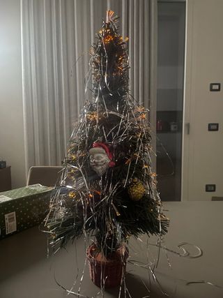 Albero di Natale a fibre ottiche