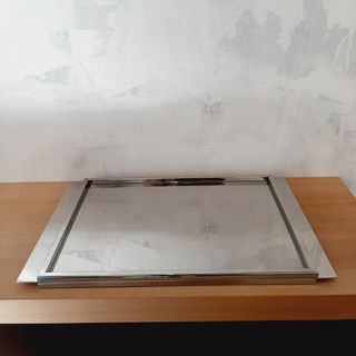 Vassoio inox effetto specchio
