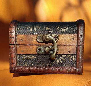 Scatola di legno, porta bijioux scrigno