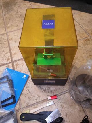 Anycubic 3D  printer resina+resine+macchina curing