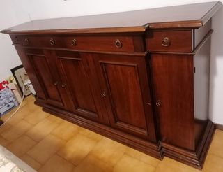 Mobile sala in legno noce