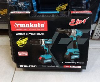 Kit 2in 1 Trapano Avvitatore + Avvitatore a Impuls