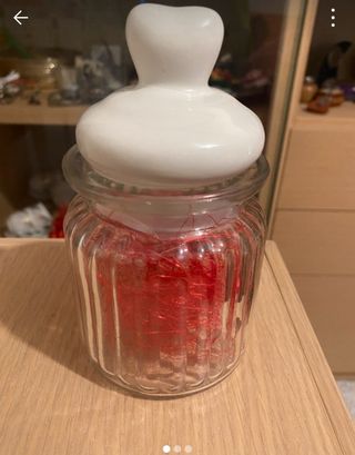 Barattolo coperchio cuore