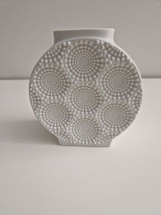 Vaso di porcellana bianca anni 60