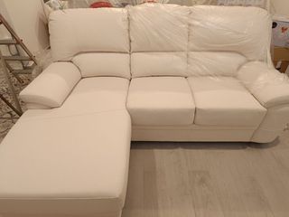 Divano penisola completamente nuovo - bianco