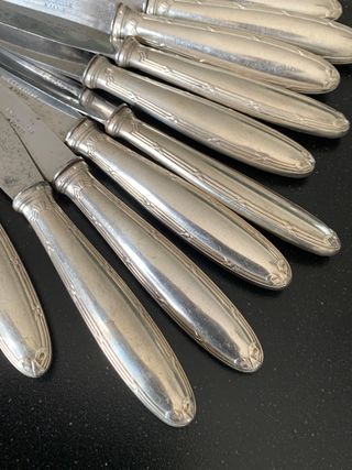 12 coltelli Christofle modello Rubans