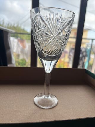 Calici cristallo Boemia