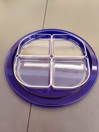 Antipastiera Guzzini con quattro vaschette