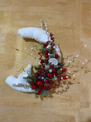 ghirlanda di natale mezza luna