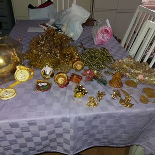 Lotto addobbi oro anni 90