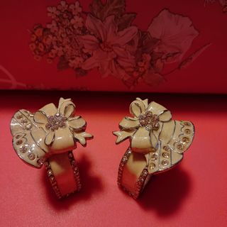 Due portatotaglioli per tavola natalizia