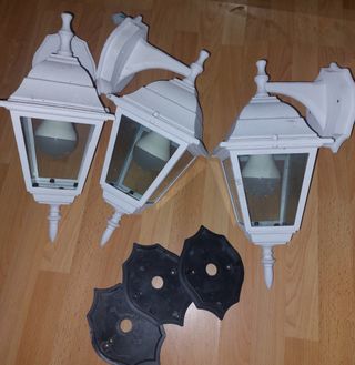 3 lampade lanterne applique