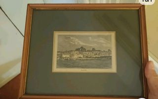 Cornice quadro antico cartolina sitacusa