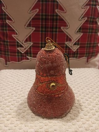 5 decorazioni campane albero di Natale