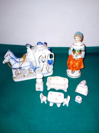 Statuine porcellana