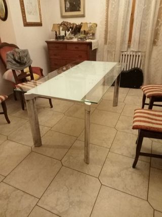 Tavolo vetro temperato