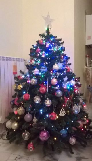 Albero di Natale in pcv - 160cm