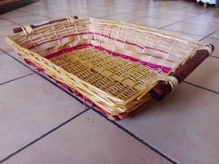 Cesta vimini rettangolare