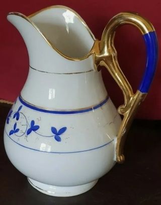 Grande lattiera fine 800 con bordo in or