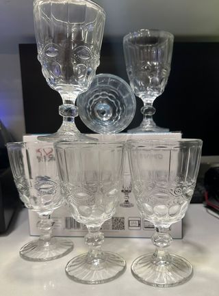 set bicchieri 6 pezzi