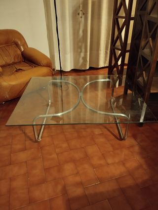Tavolo in vetro anni 70